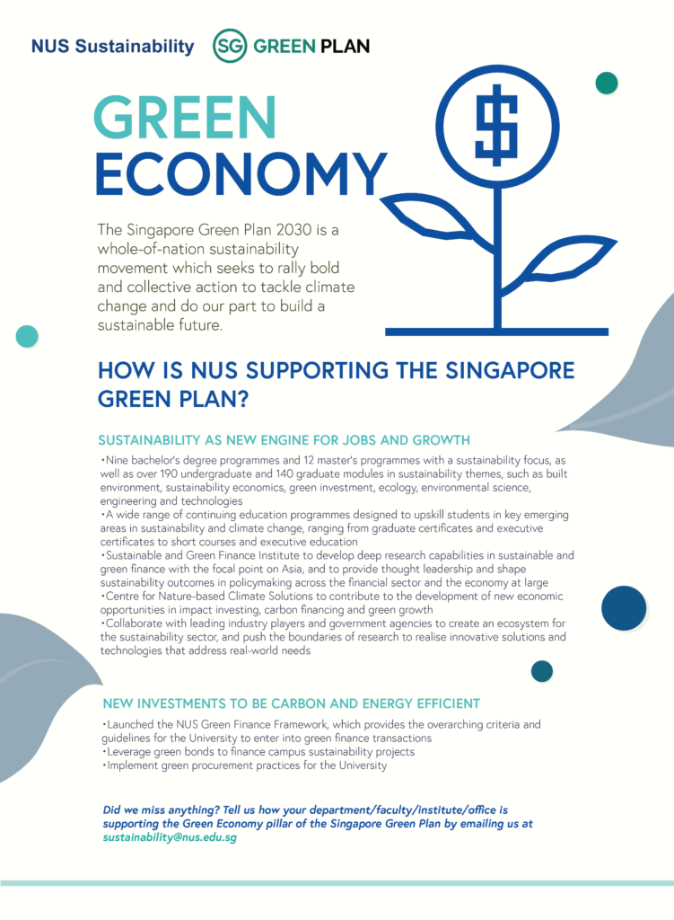 2022: Singapore Green Plan - NUS Sustainability
